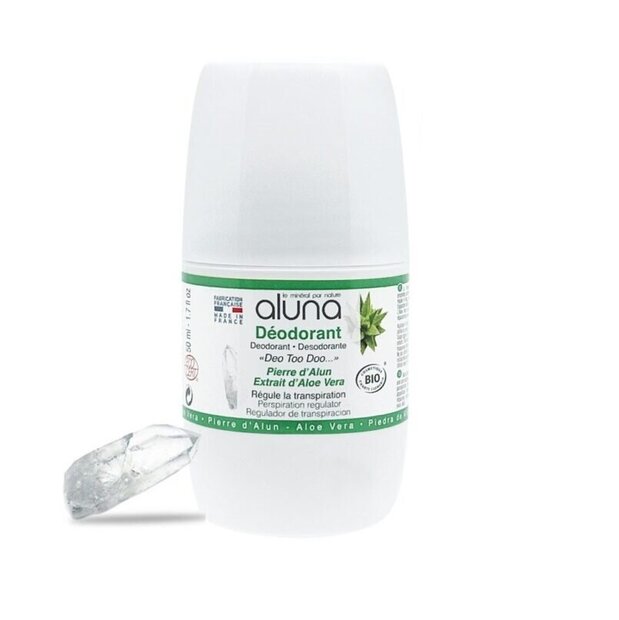 Шариковый дезодорант Aluna Natural Aloe Vera Антиперспирант, с ...